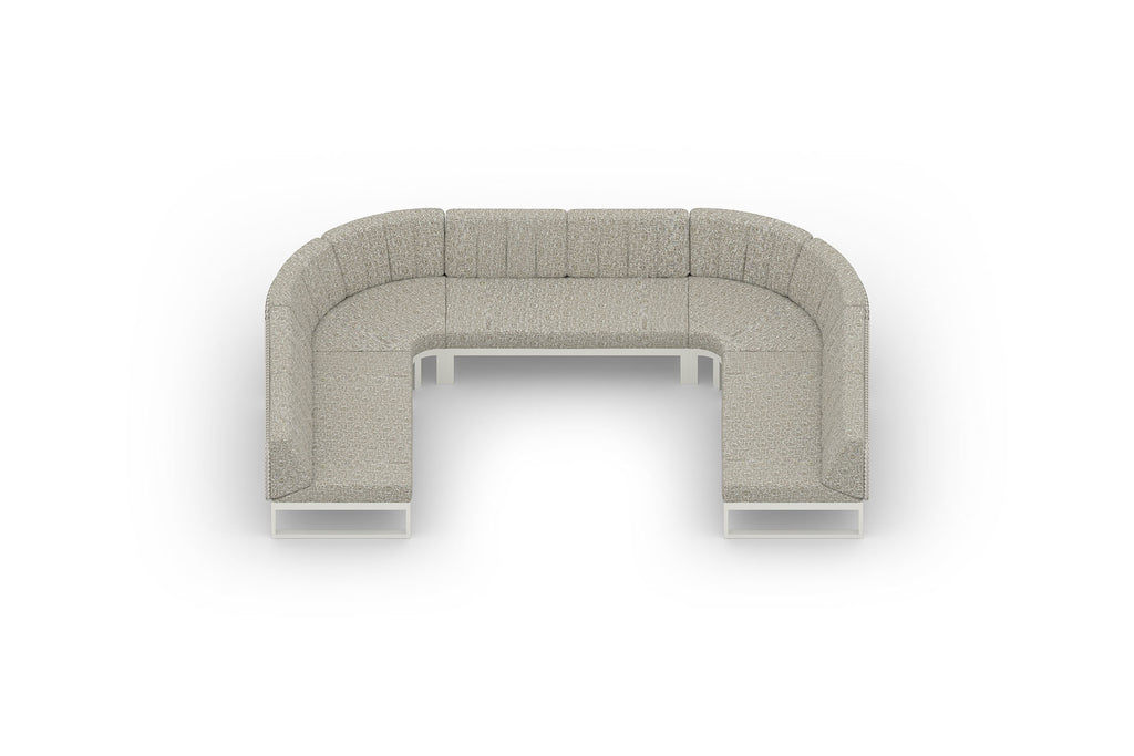 MUNIA MO U-SHAPE Outdoor Modular Lounge Configuration 1
