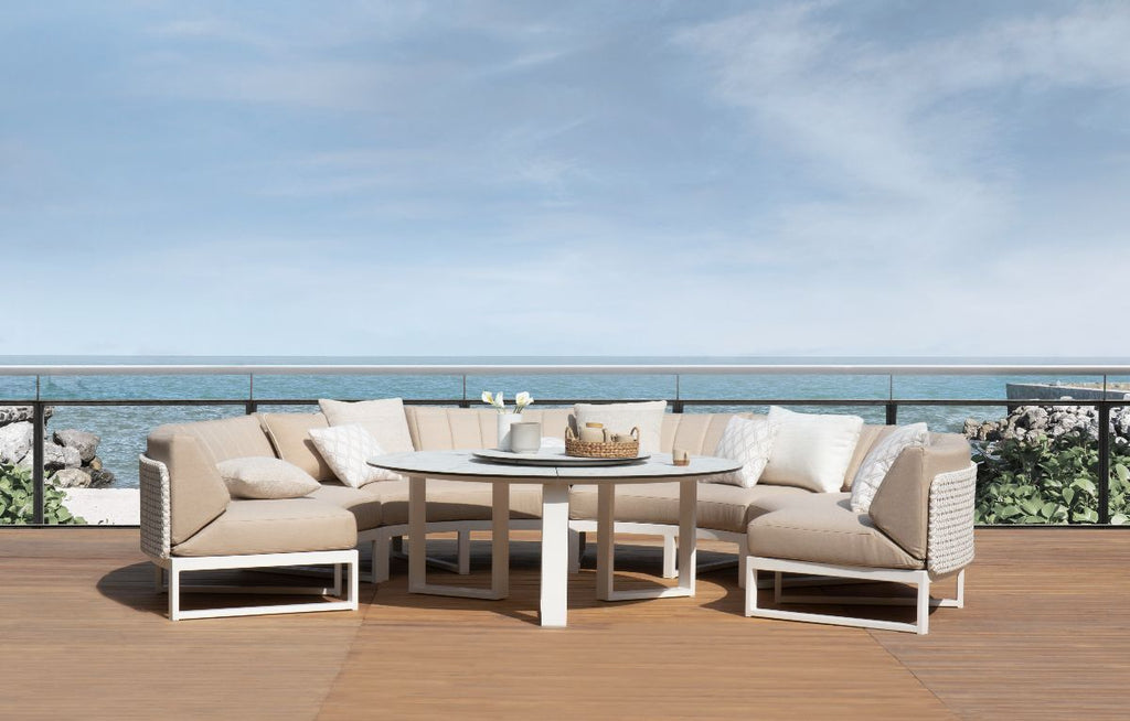 MUNIA CIRCULAR Outdoor Modular Lounge Configuration 11 (HPL)