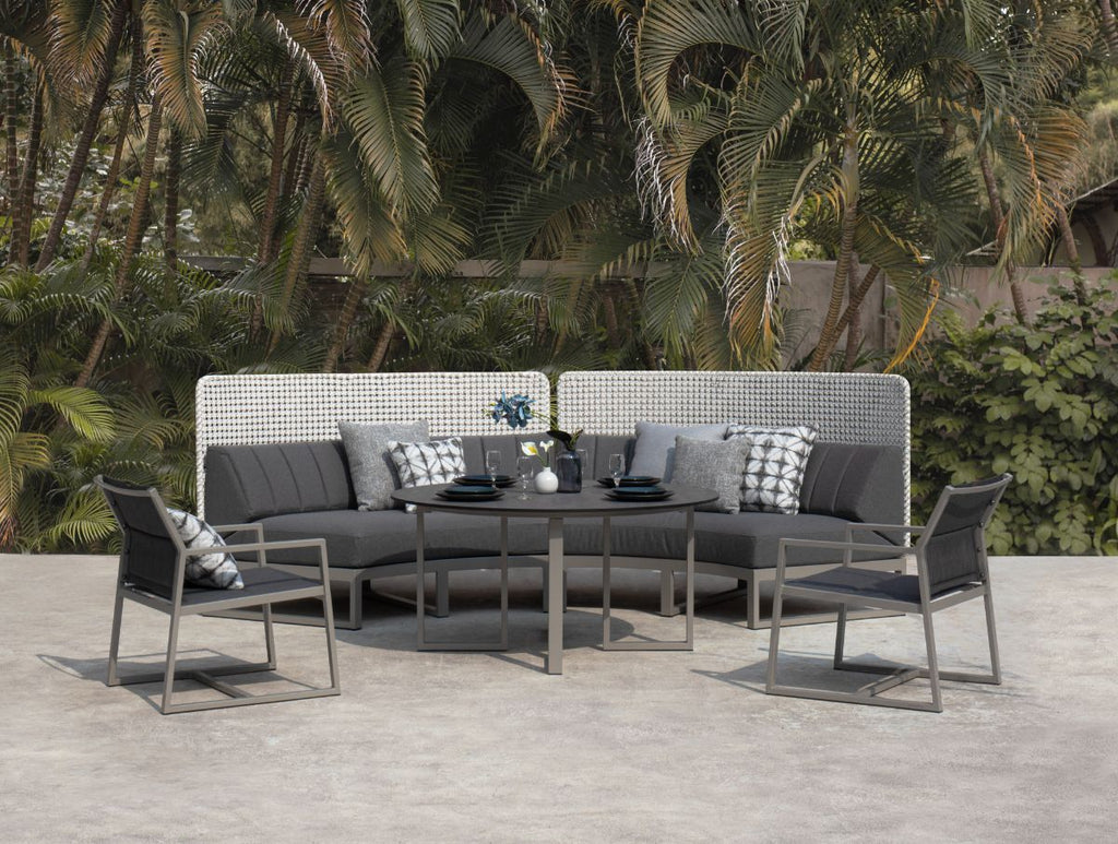 MUNIA CIRCULAR Outdoor Modular Lounge Configuration 4 (Teak)