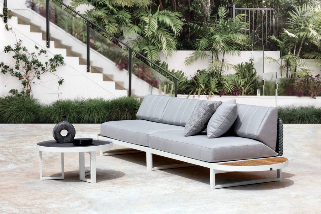 MUNIA MO STRAIGHT Outdoor Modular Lounge Configuration 3 (Teak)